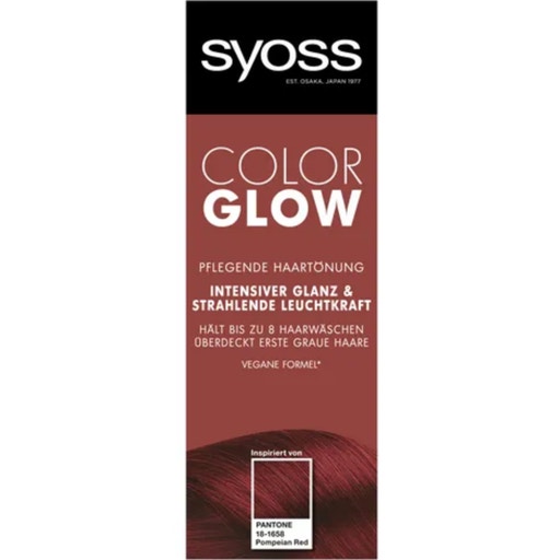 syoss Color Glow Pielęgnacyjny toner do włosów - Pompeian Red Pantone ...