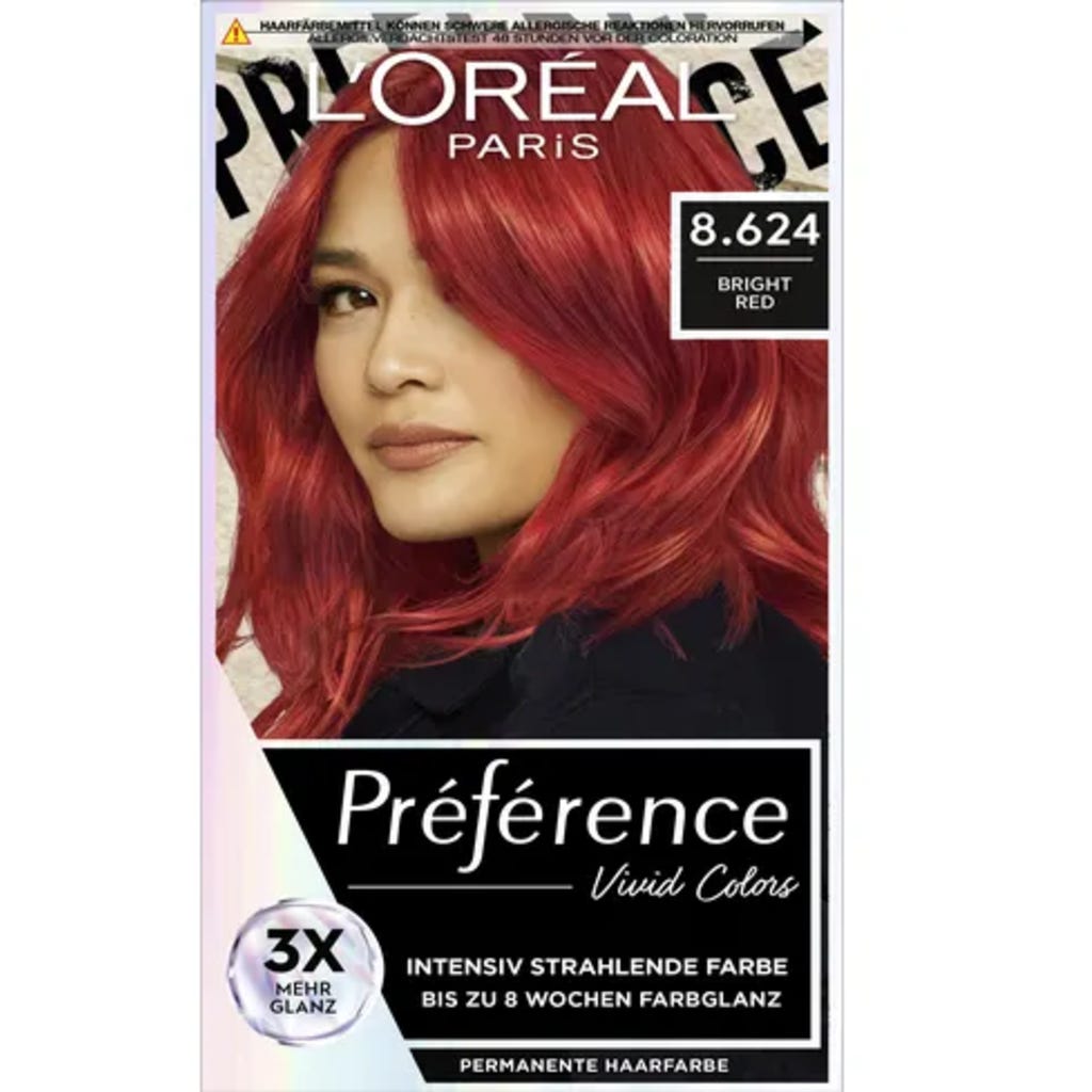 Loreal Red Hair Color L'Oreal Superior Preference Hair Color – 6R