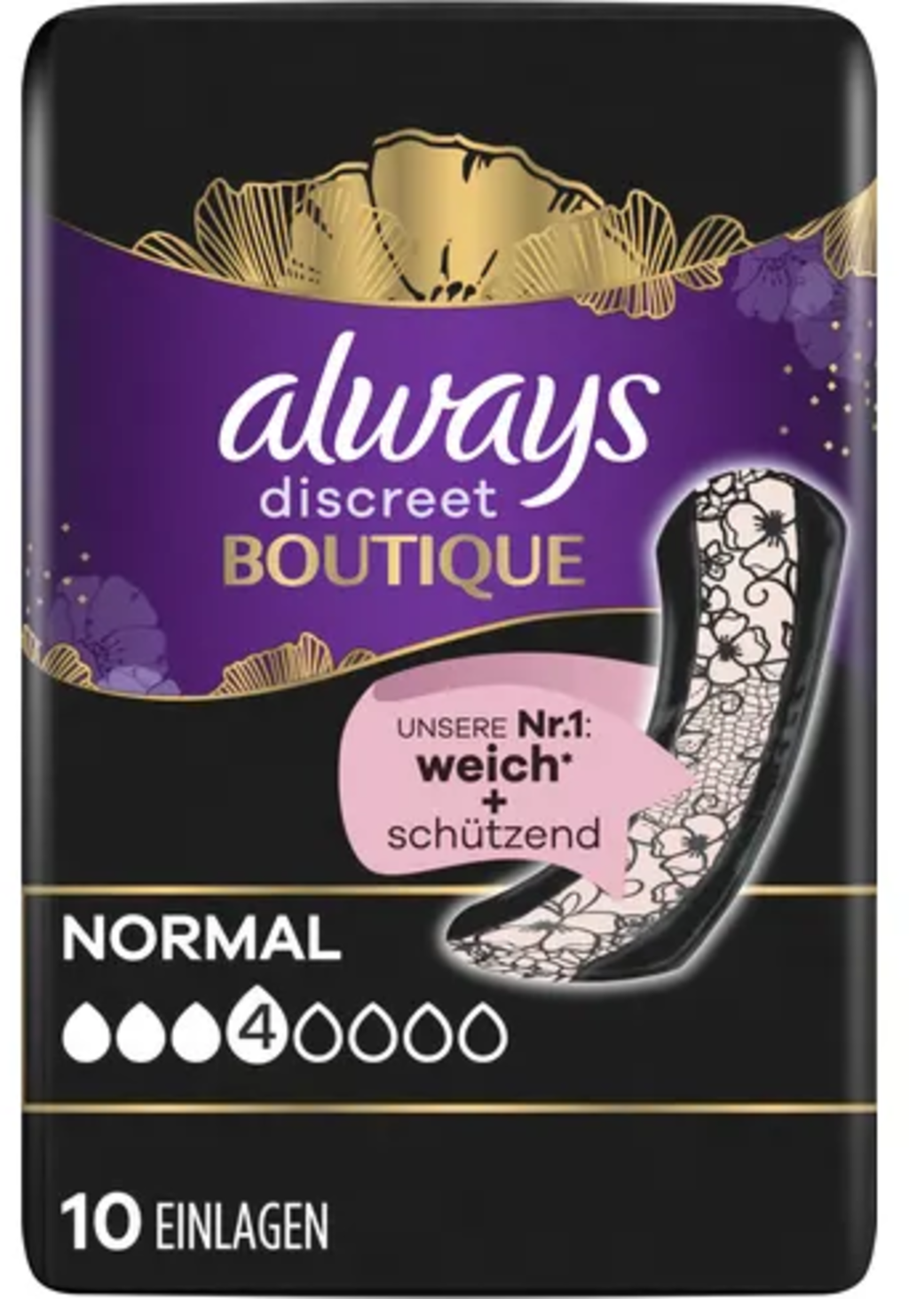 always Discreet Boutique Inkontinenz-Einlagen Normal, 10 Stk - oh feliz ...